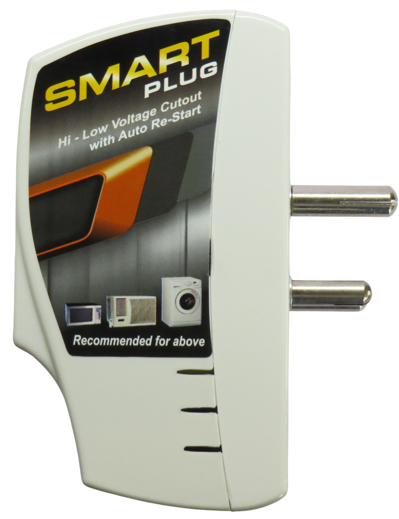 Smart Plug High Low Voltage Cutout Protector rated 16A with Surge ...