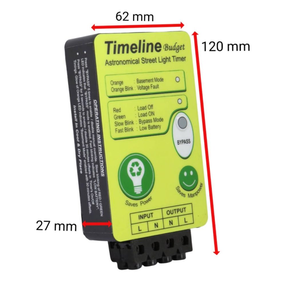 Timeline Budget - Astronomical Street Light Timer