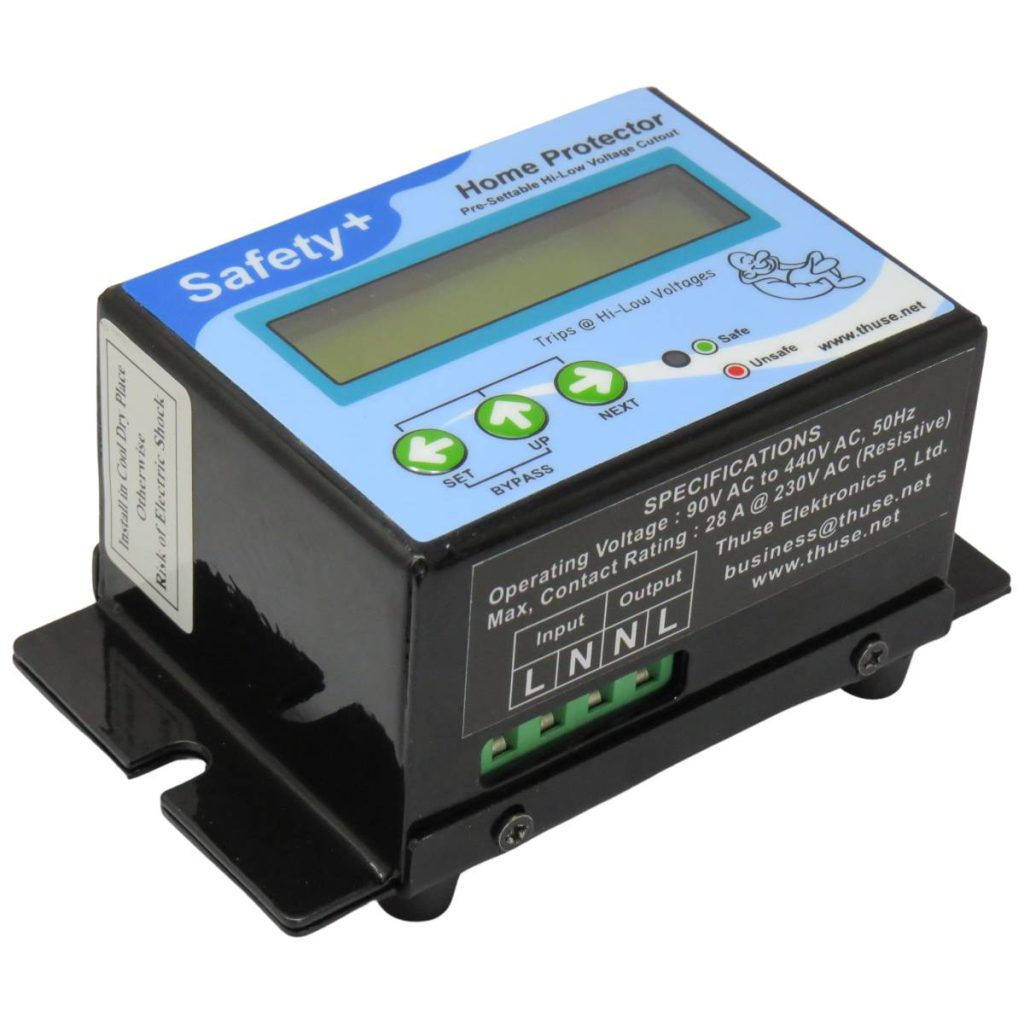 Safety+ Single Phase 230VAC Digital Adjustable Home Protector High ...